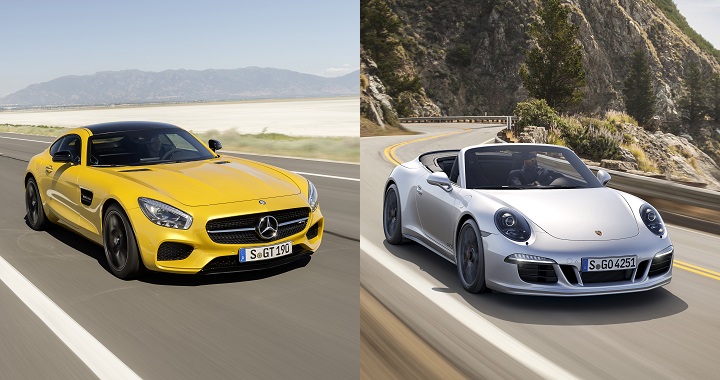 Mercedes AMG GT S vs Porsche 911 GTS - Motor Sport Magazine