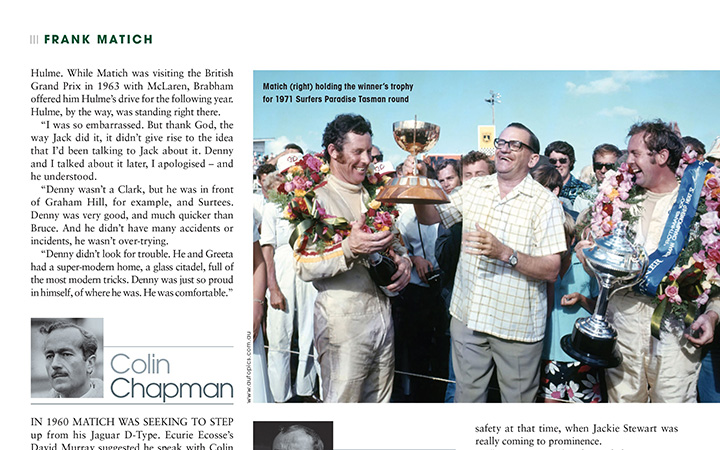 Frank Matich, 1935-2015 - Motor Sport Magazine