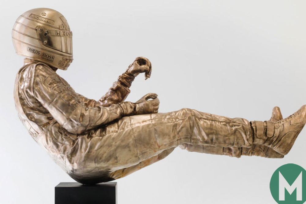 That life-size bronze Senna statue costs £200k - Motor Sport Magazine