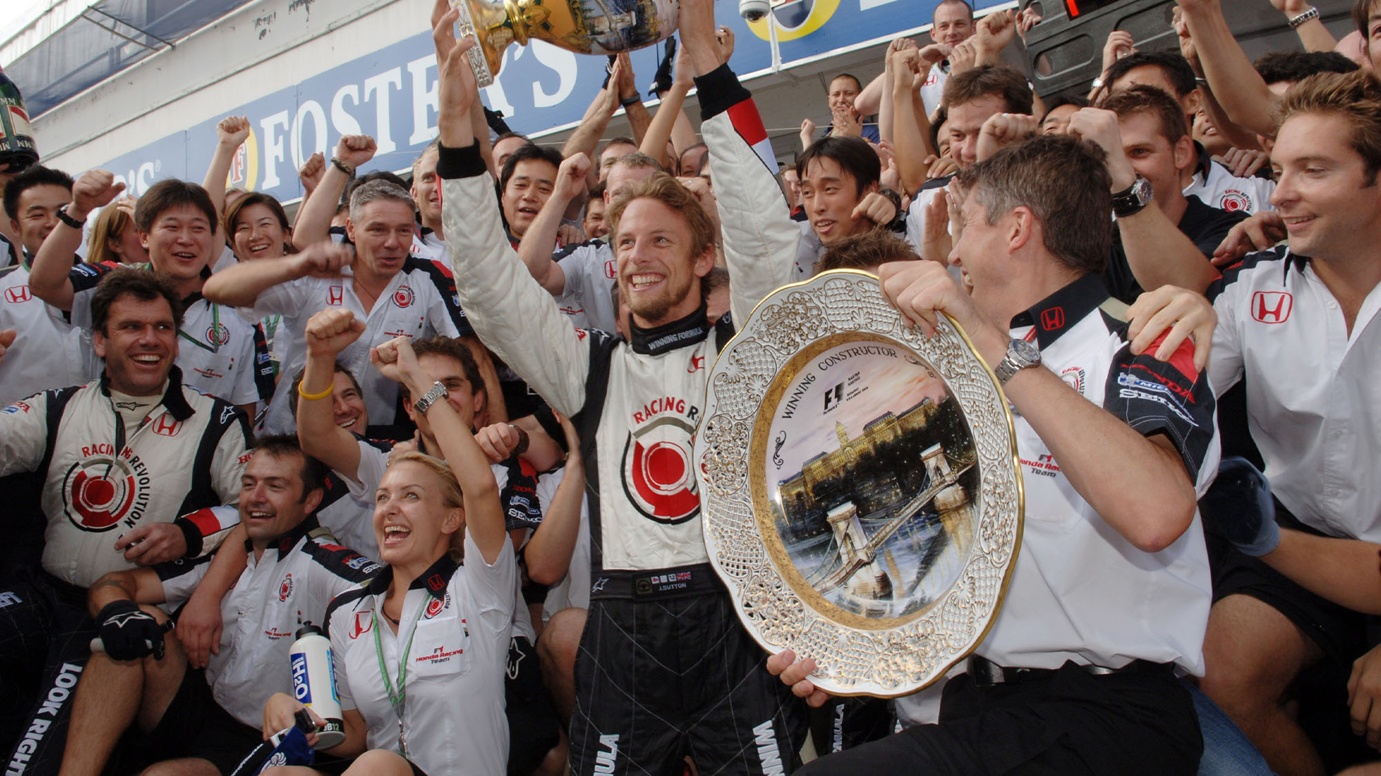 Jenson Button remembers his first F1 win: ‘I never wanted those laps to ...